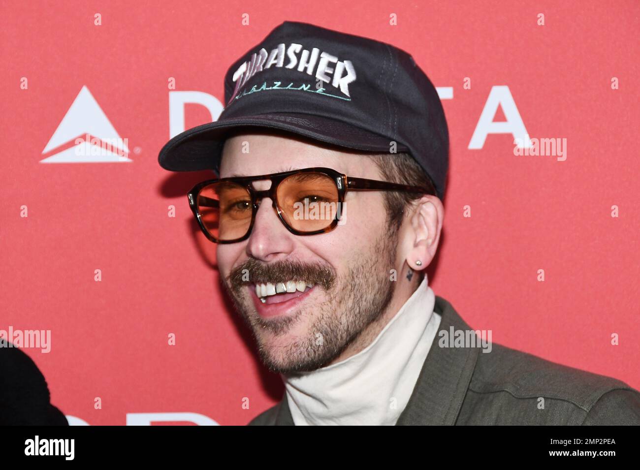 John Gourley of Portugal. The Man arrives at the 2018 MusiCares Person ...