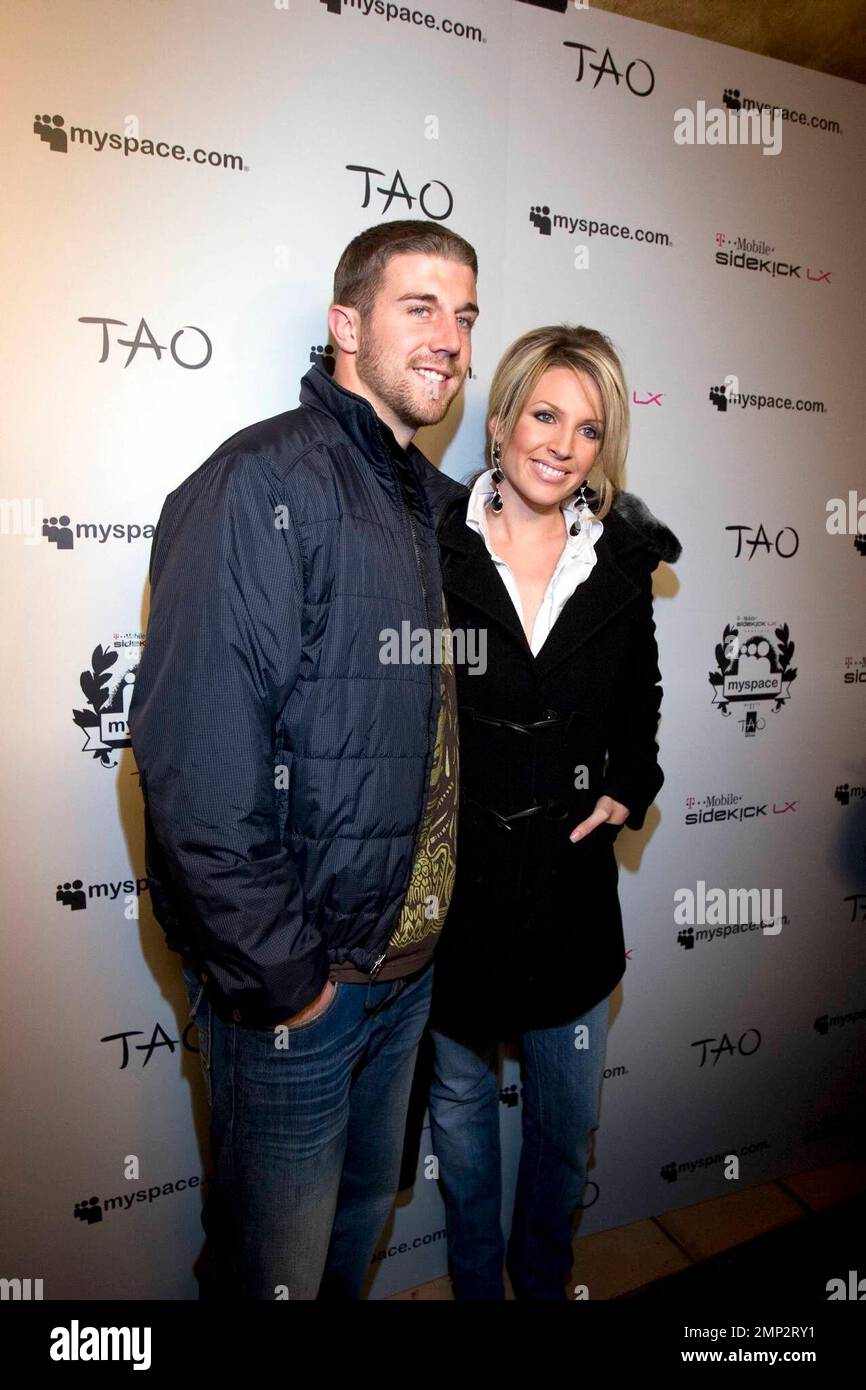 Alex Smith on the red carpet at MySpace Nights at TAO Park City, "two ...