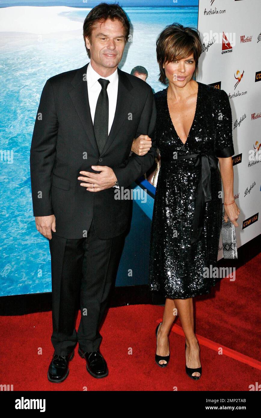 Lisa Renna and Harry Hamlin at the G'Day USA Australia.com Black Tie ...