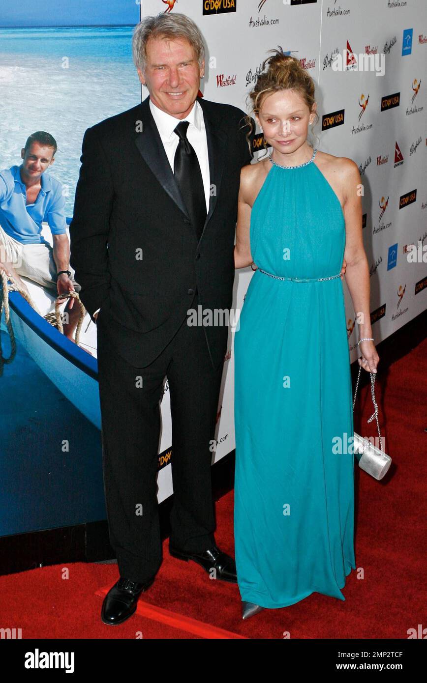 Harrison Ford and Calista Flockhart at the G'Day USA Australia.com ...