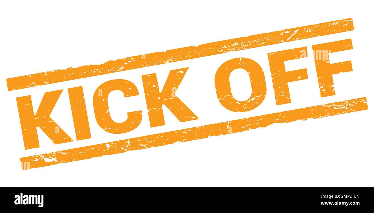 Kick off stamp hi-res stock photography and images - Alamy