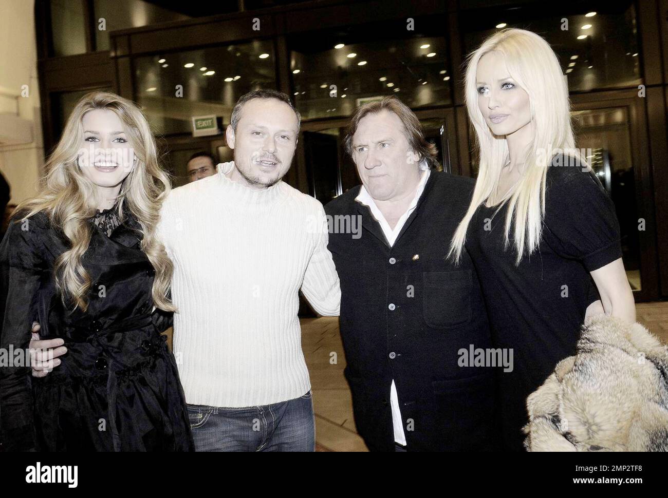 Italian model and actress Vanessa Hessler, director Frederic Forestier ...