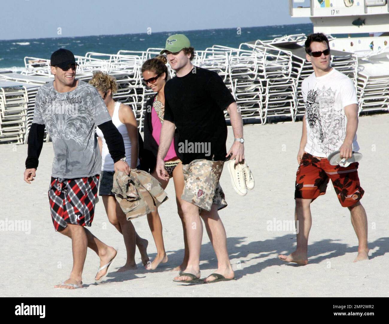 Rachel Hunter and her hockey-playing boyfriend, Jarrett Stoll, spend a ...