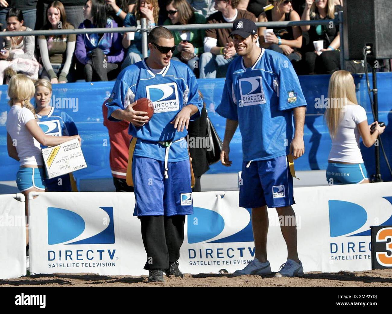 Brody Jenner and Geoff Stults at the Directv Celebrity Beach Bowl ...