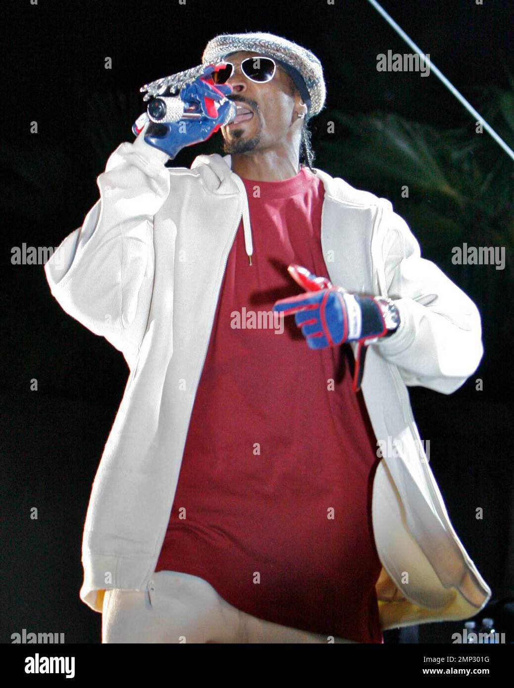 Snoop Dogg performs live at the Bud Bowl Event during Super Bowl week ...