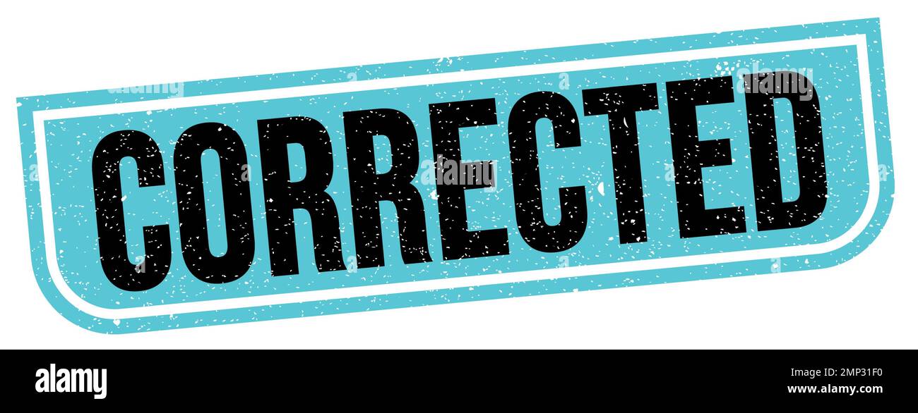 Corrected word Cut Out Stock Images & Pictures - Alamy