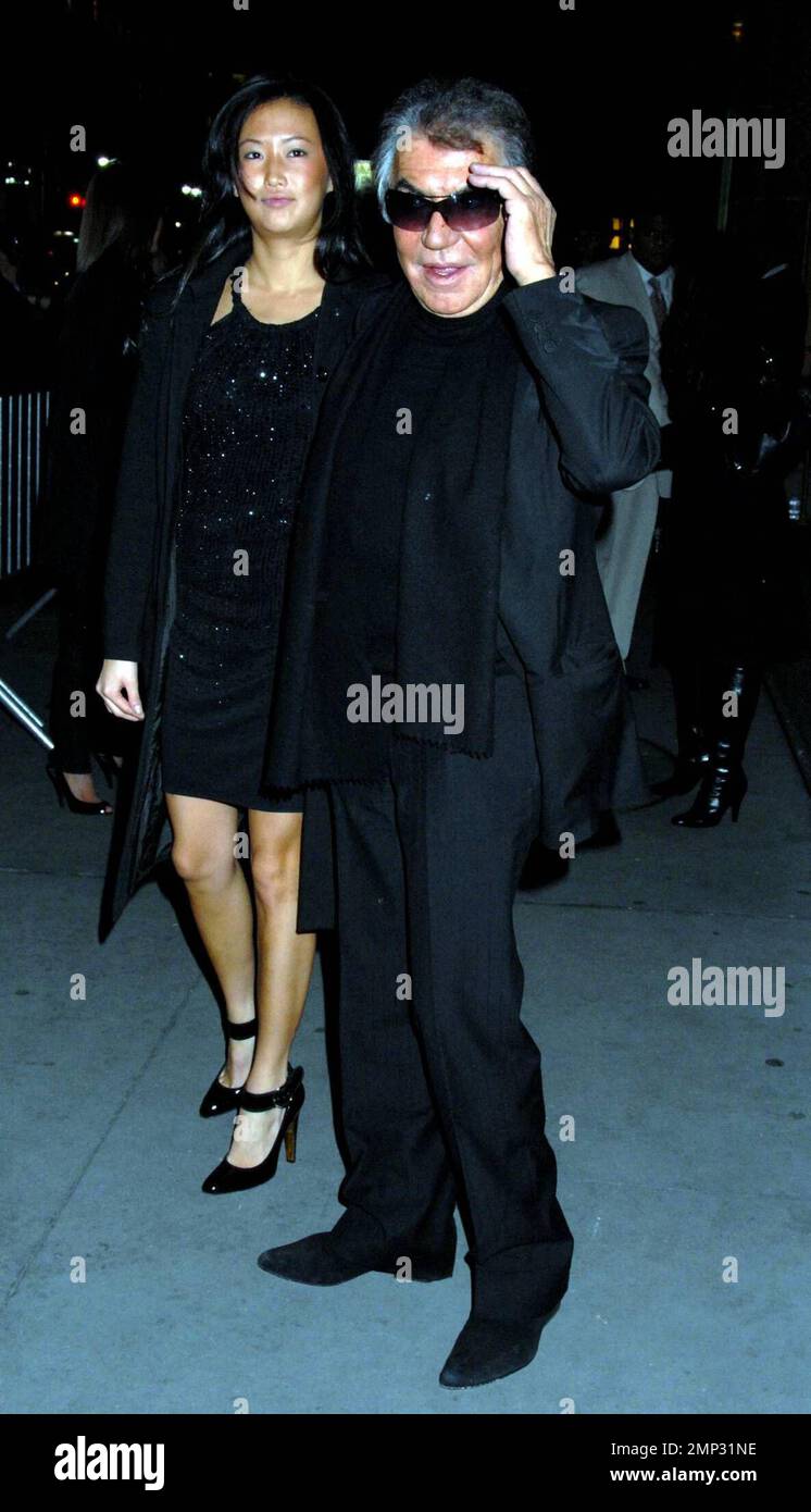 Roberto Cavalli attends Sean Combs' Sean John fashion show during ...