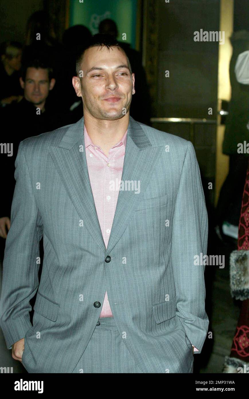 Kevin Federline attends the Sean John fashion show at Mercedes-Benz ...