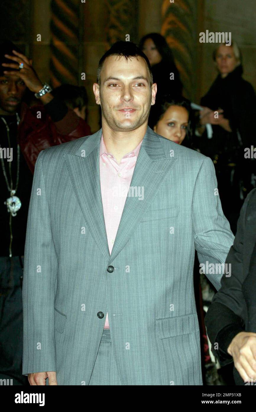 Kevin Federline attends the Sean John fashion show at Mercedes-Benz ...