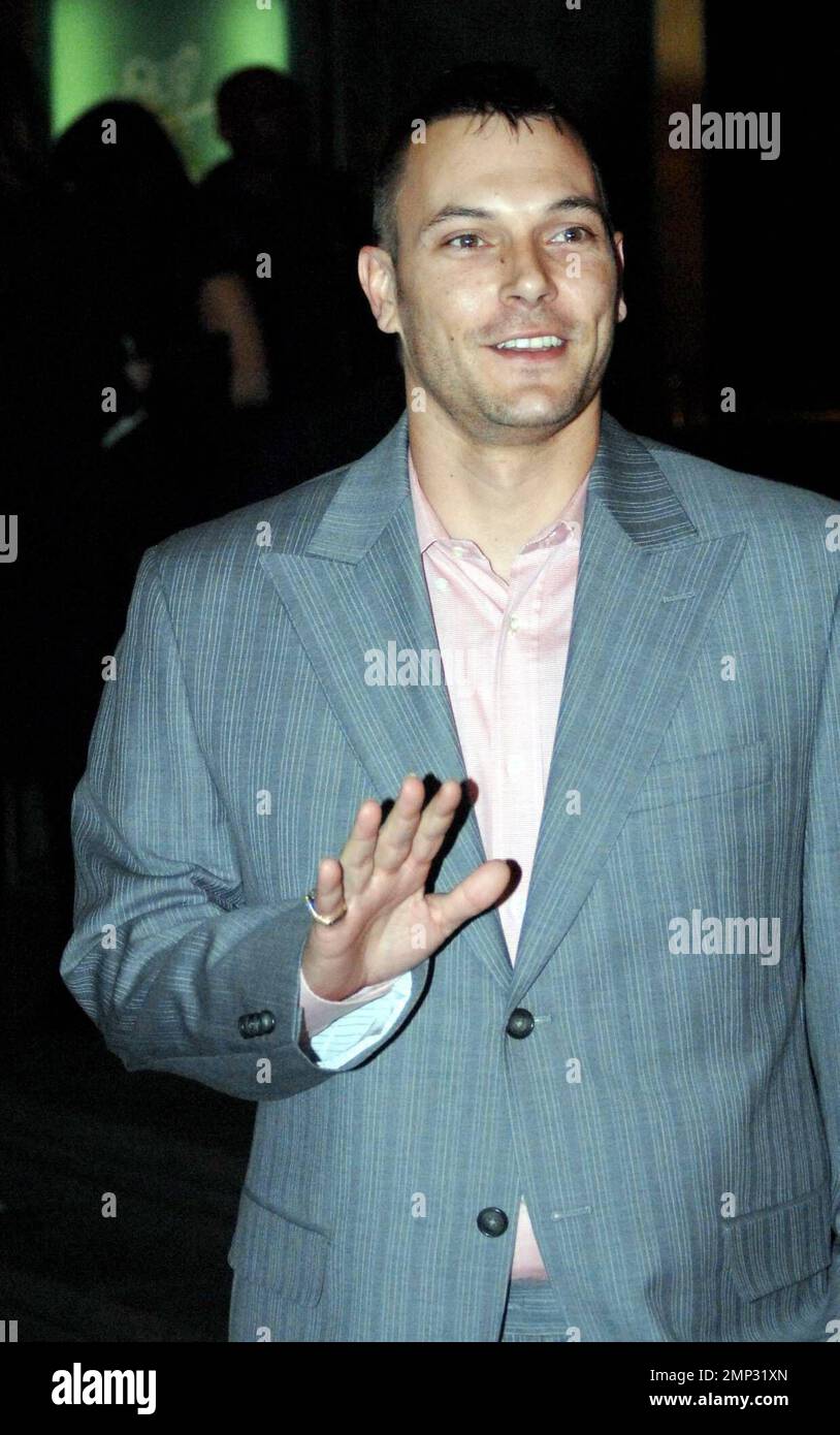 Kevin Federline attends the Sean John fashion show at Mercedes-Benz ...