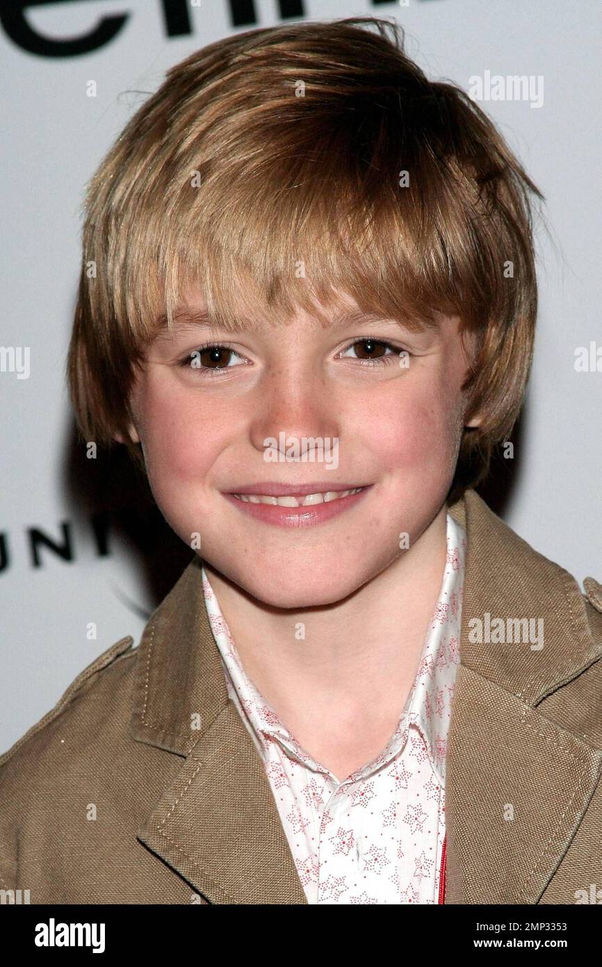 Actor Spencer List attends the world premiere of "Definitely, Maybe" at The Ziegfield Theater in ...