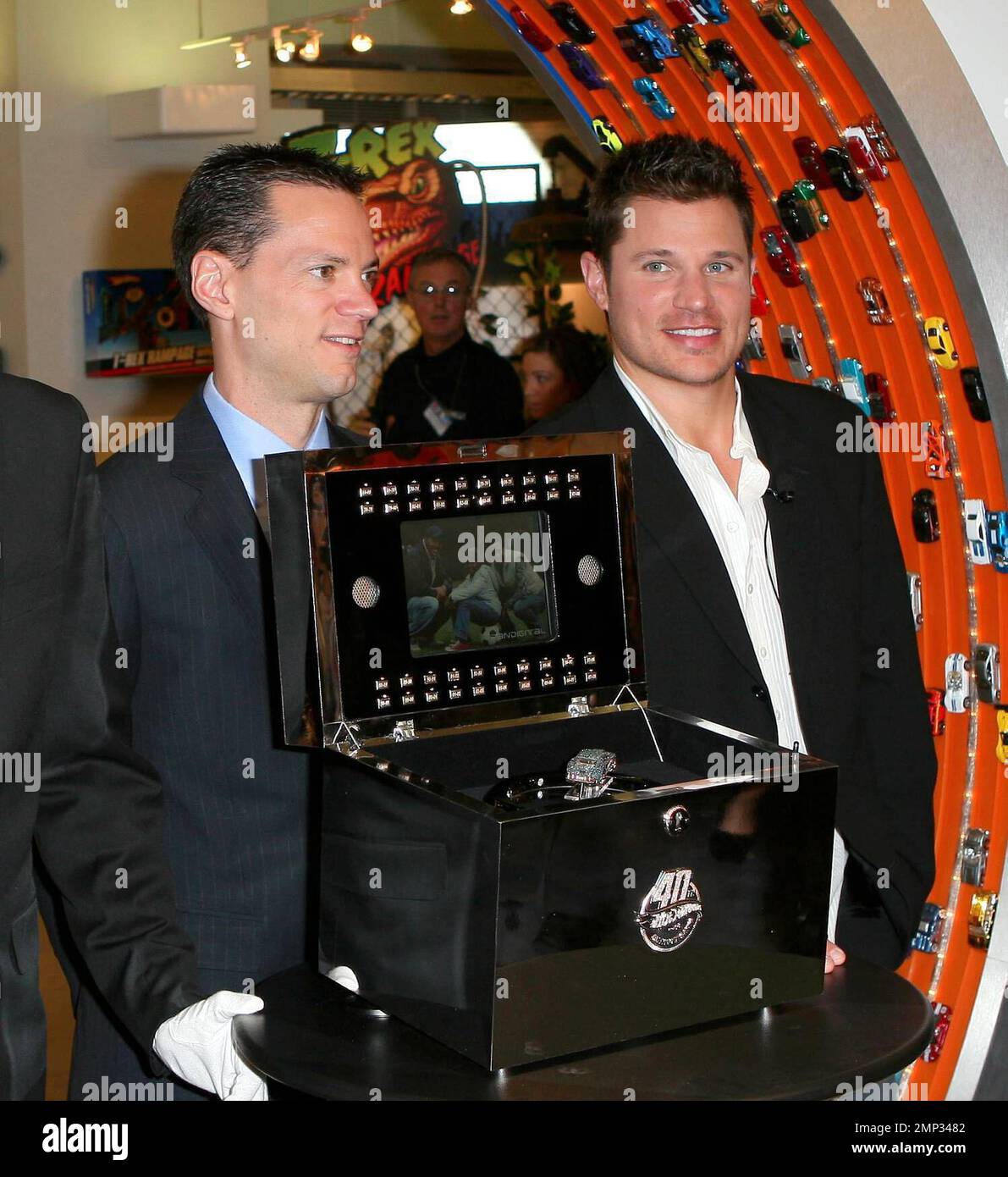 Nick Lachey helps Mattel celebrate the 40th Anniversary of Hot Wheels ...