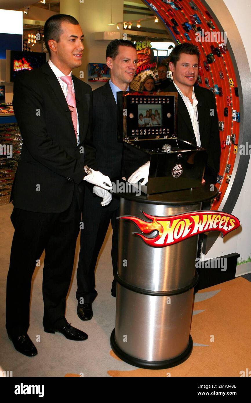 Nick Lachey helps Mattel celebrate the 40th Anniversary of Hot Wheels ...