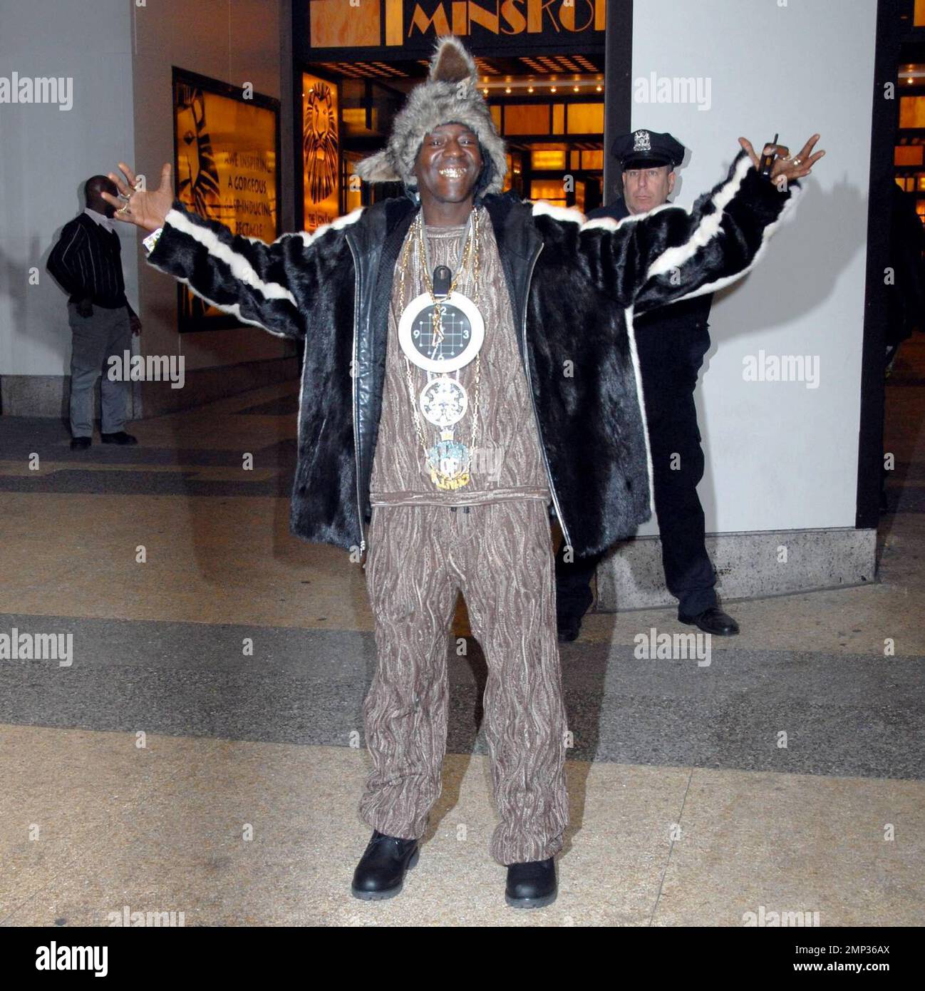 Flava Flav makes an appearance at MTV's TRL studios in New York, NY. 2 ...