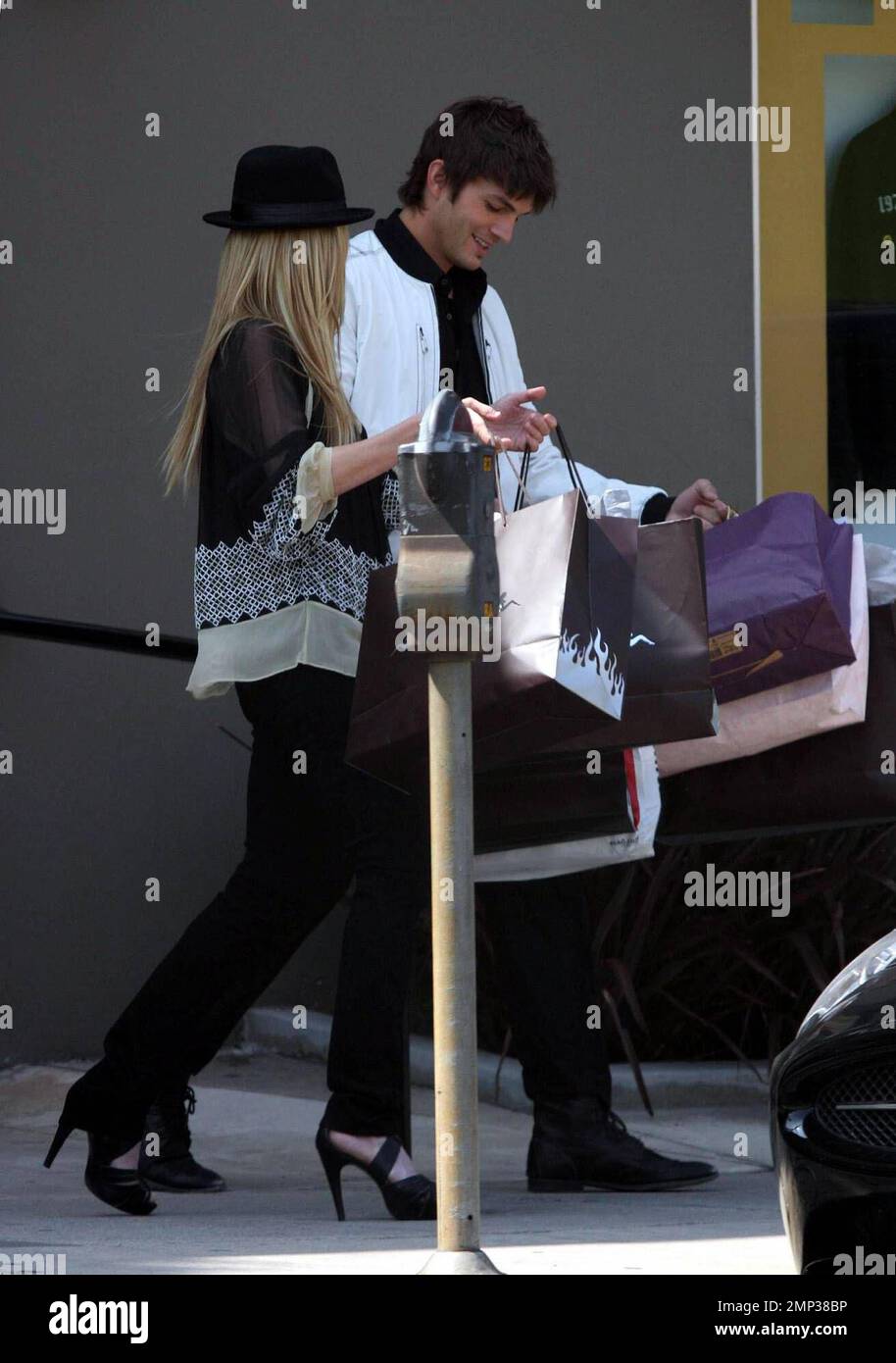 Ashton Kutcher seems to be flying high on the set of his new movie ...