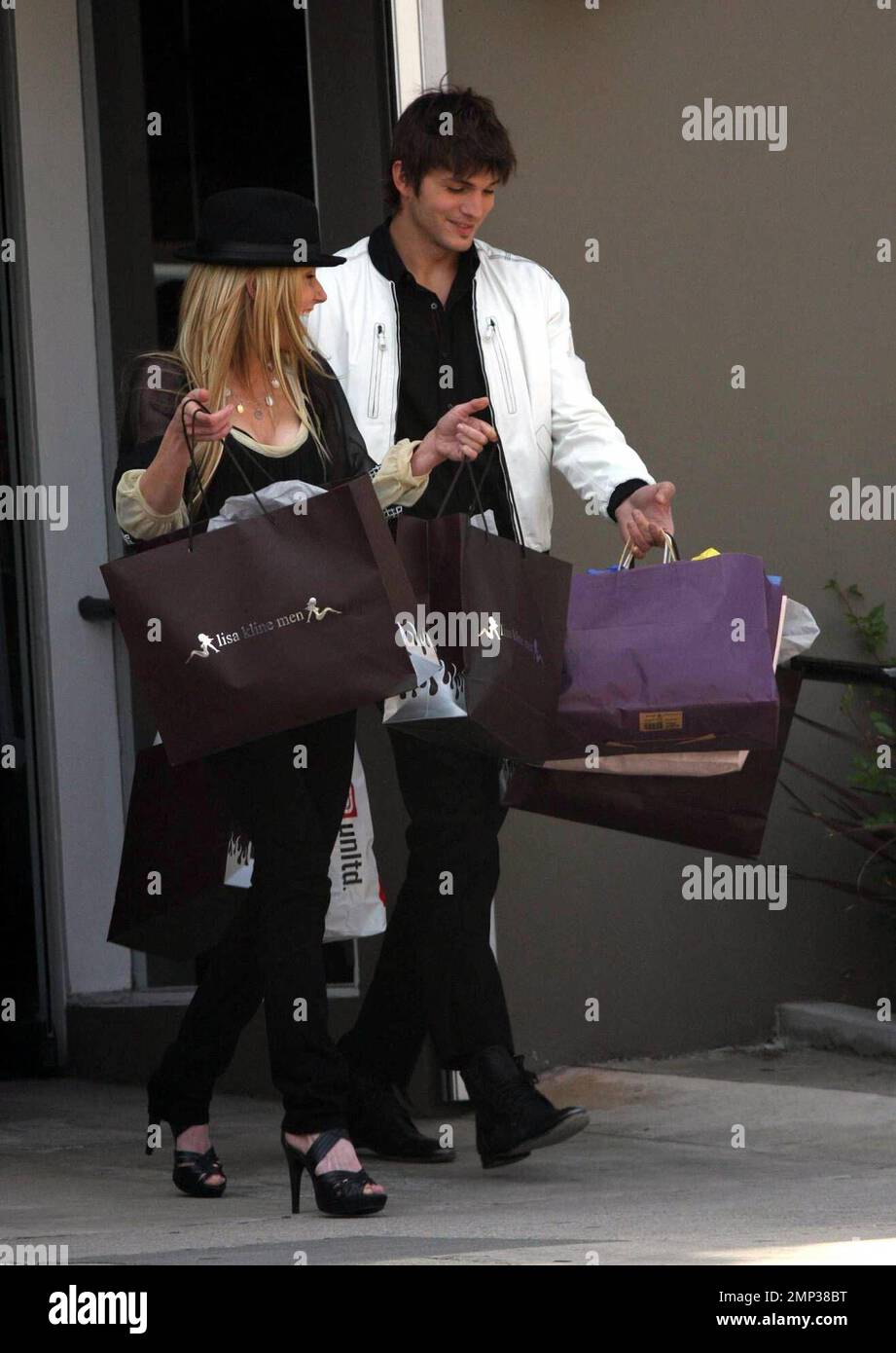 Ashton Kutcher seems to be flying high on the set of his new movie ...