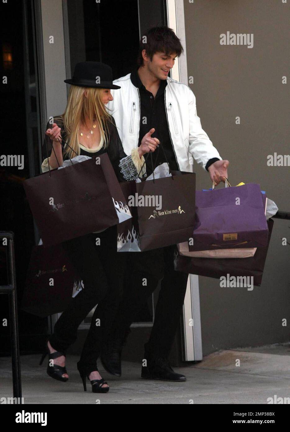 Ashton Kutcher seems to be flying high on the set of his new movie ...