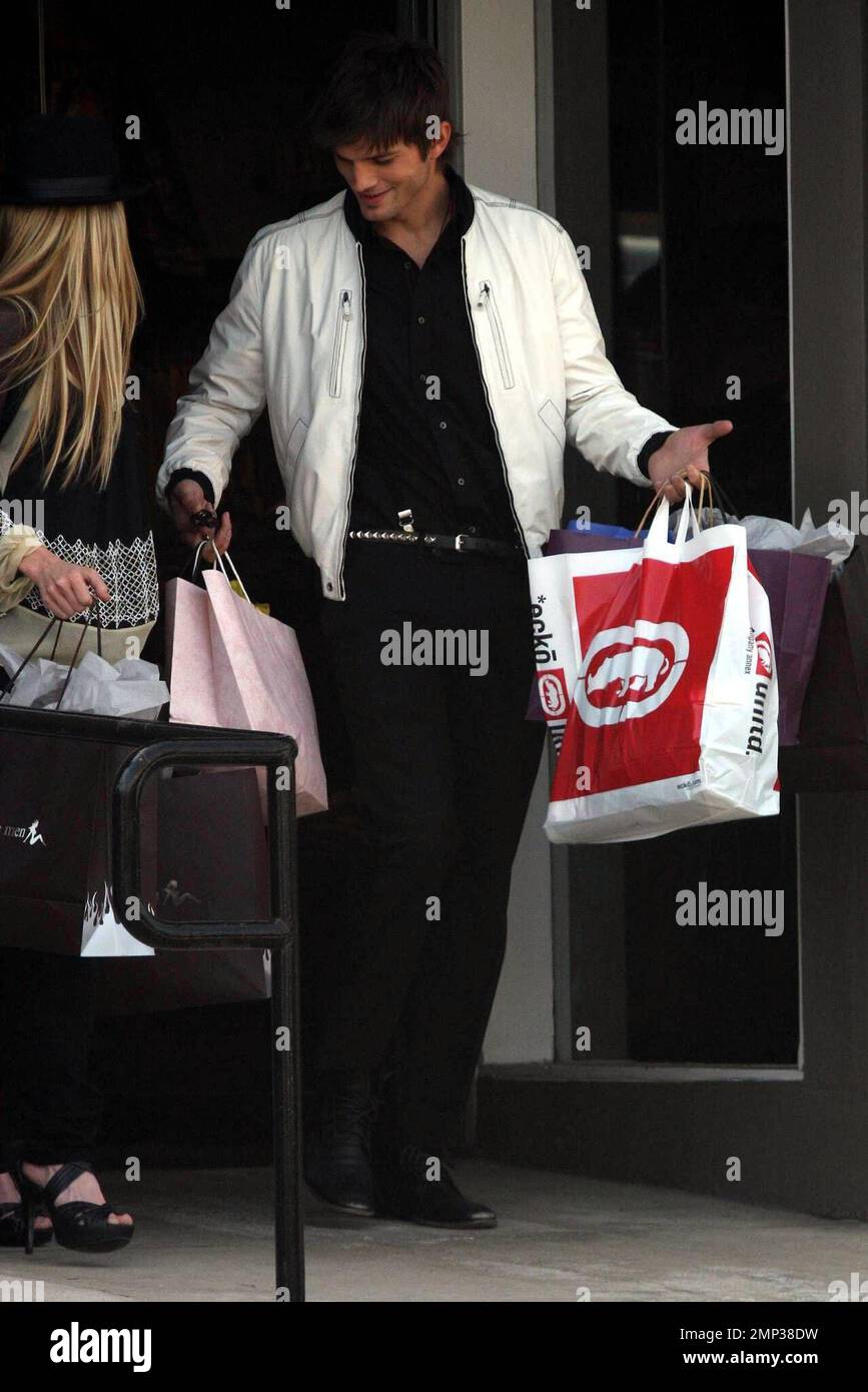 Ashton Kutcher seems to be flying high on the set of his new movie ...