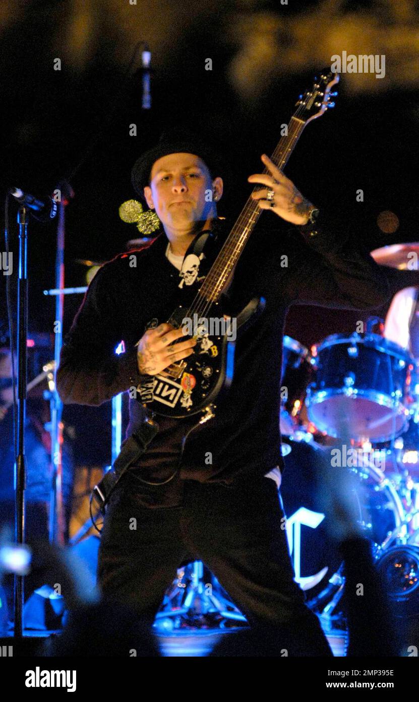 Good Charlotte performs live at the Acropolis in Athens, Greece. 4/6/08 ...