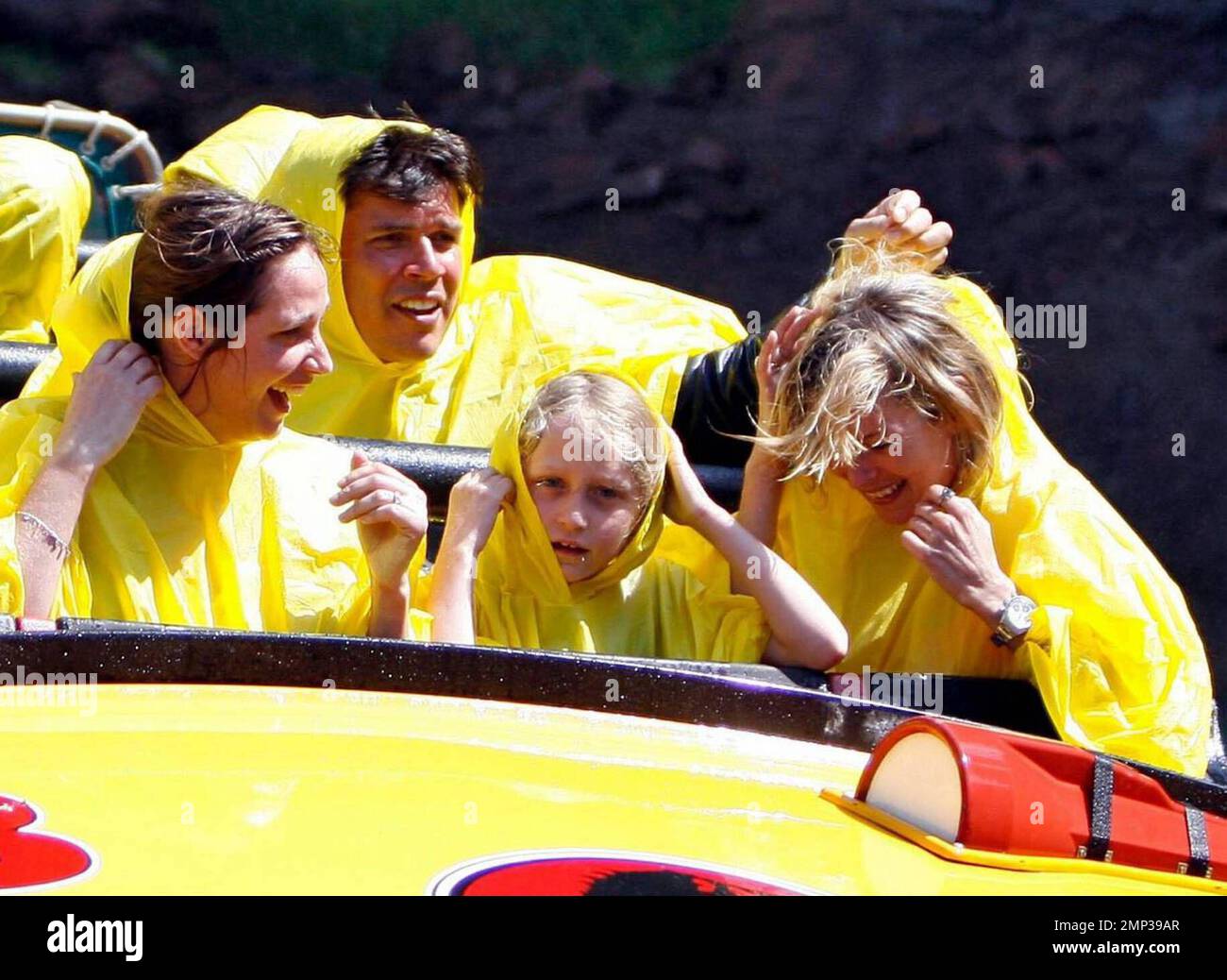 Kate Moss splashes down on "Jurassic Park the Ride" at Universal ...