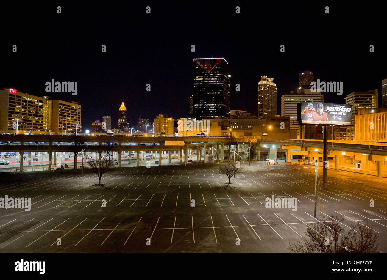 An area known as the Gulch, made up of parking lots and railroad lines ...