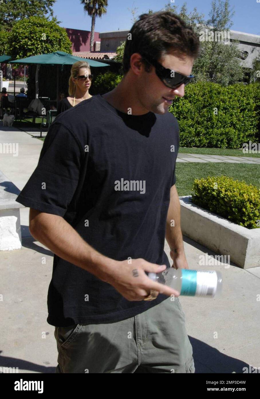 Brody Jenner, Cora Skinner (check) and Frankie Delgado enjoy a beautiful afternoon at the Malibu ...