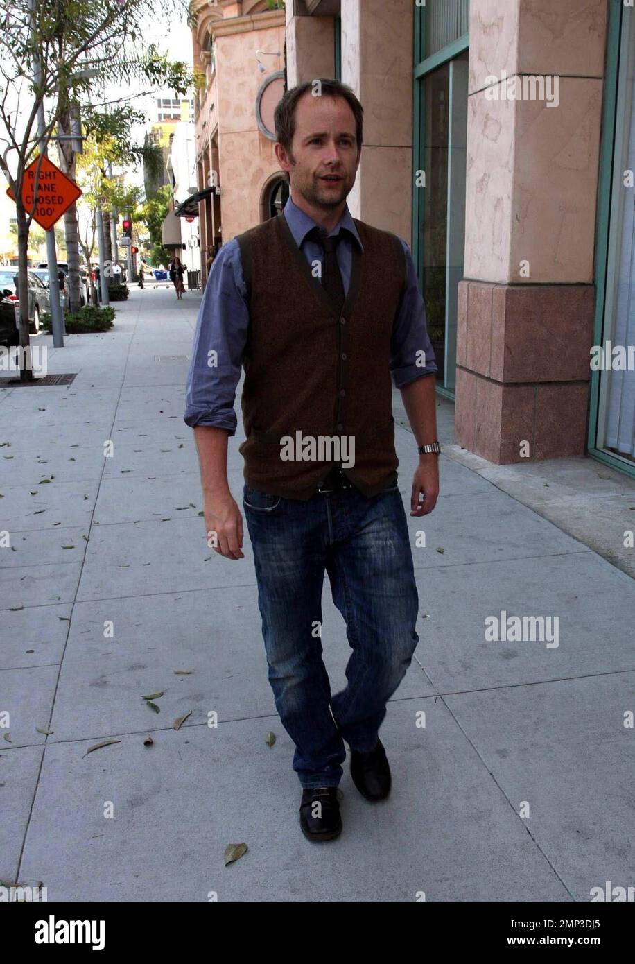 Scottish actor Billy Boyd exits a Beverly Hills cigar shop this ...