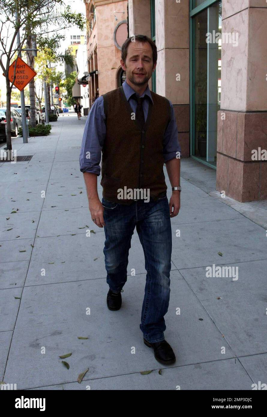 Scottish actor Billy Boyd exits a Beverly Hills cigar shop this ...