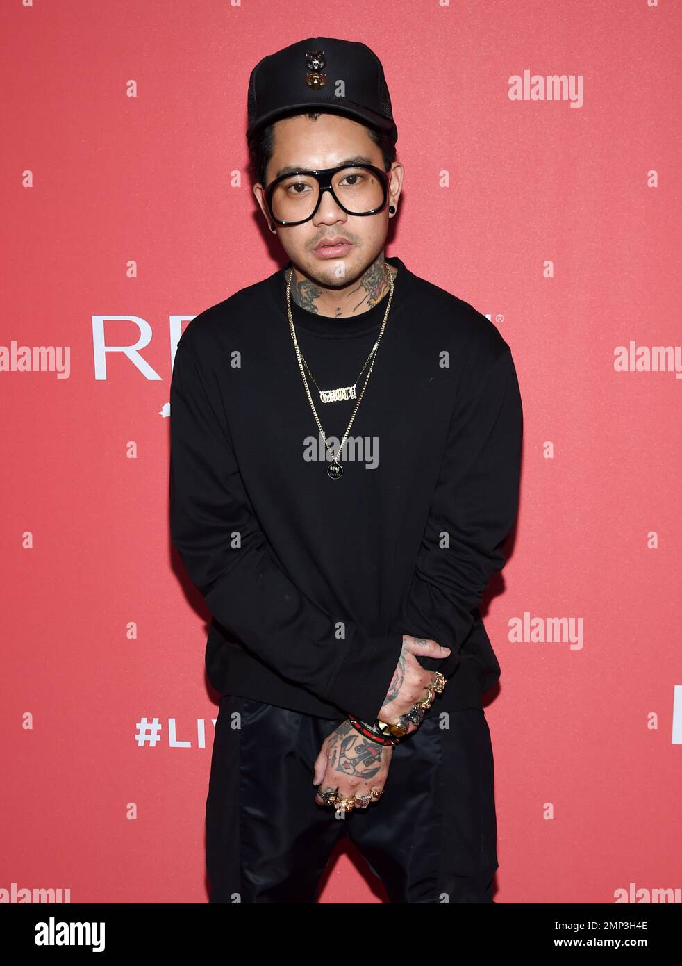 "Jon Boy" tattoo artist attends Revlon's "Live Boldly" campaign launch ...