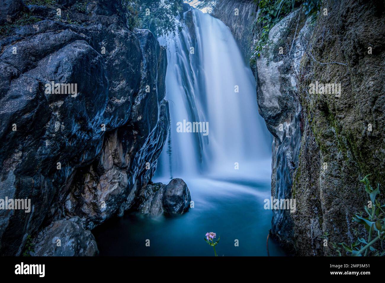 Waterfalls Algar (Les Fonts de Algar). Located in Callosa de Ensarria ...