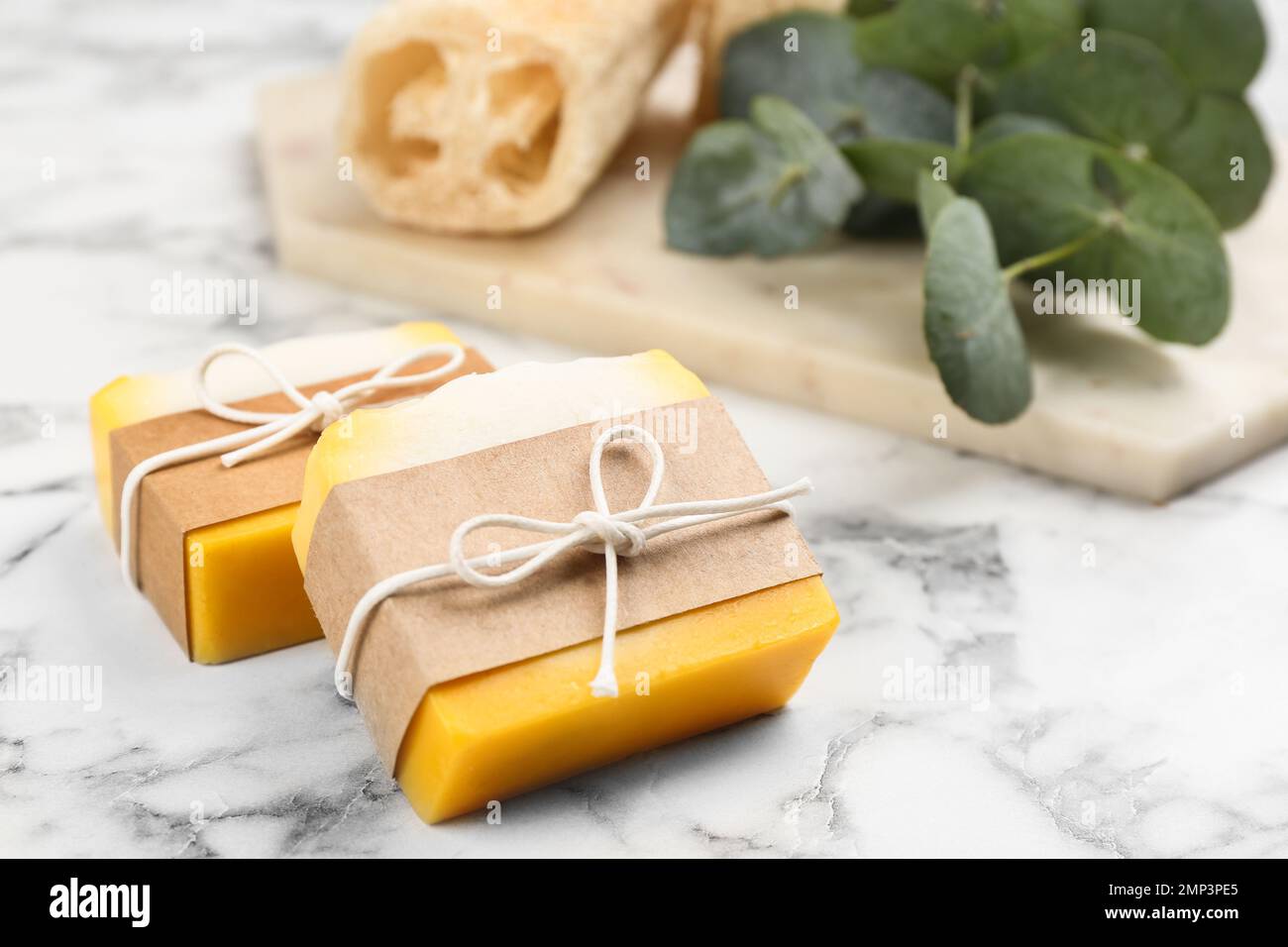Natural soap bars ingredients hi-res stock photography and images - Alamy
