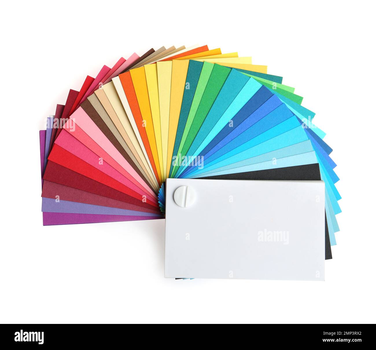 Color palette isolated on white, top view Stock Photo - Alamy