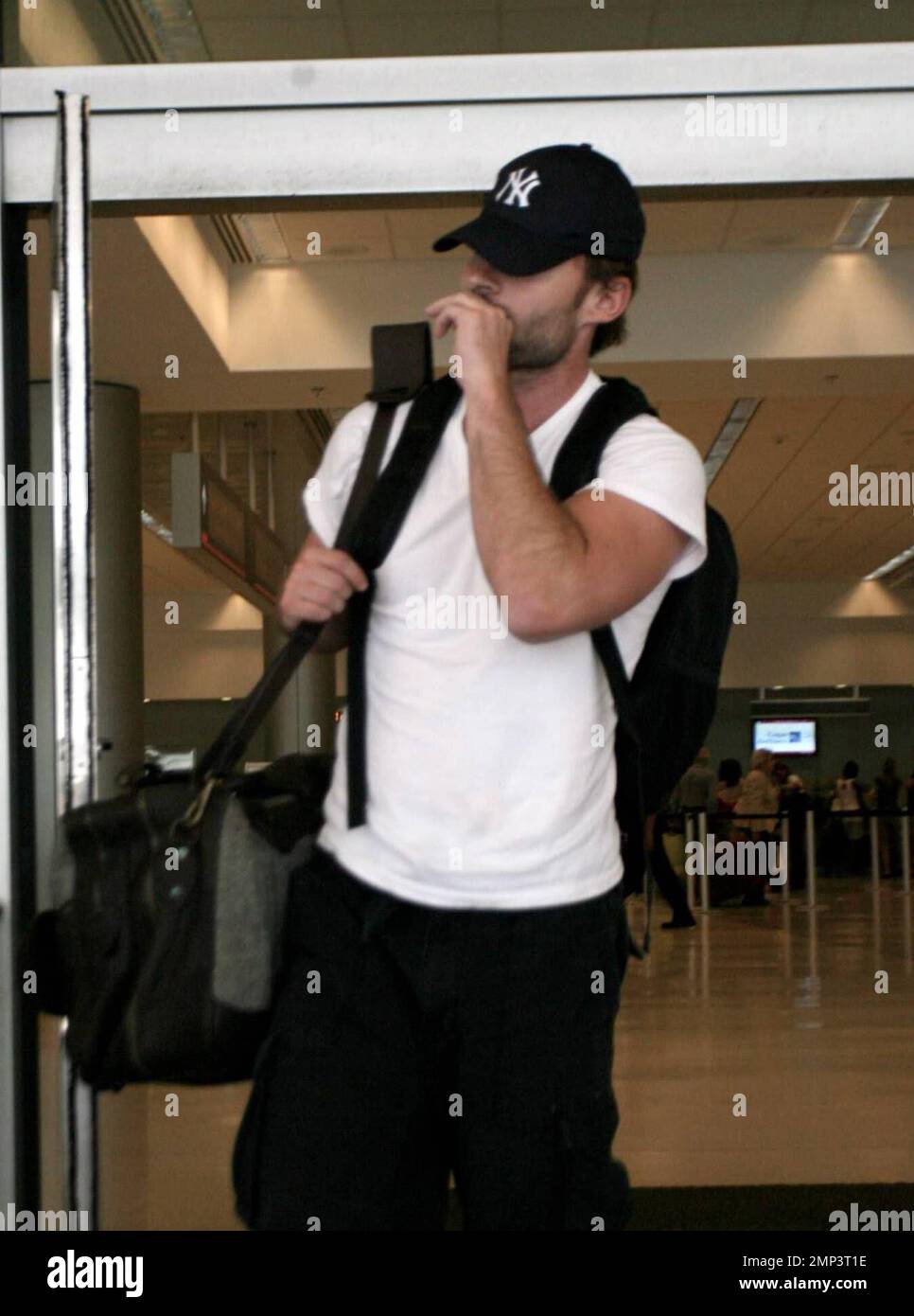 Exclusive!! Sean William Scott arrives in Miami to promote his new ...