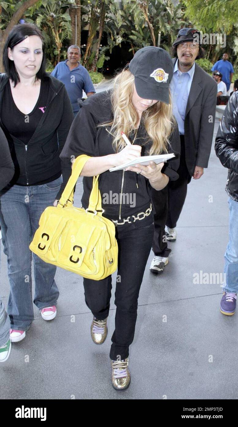 Fergie arrives for the Lakers vs. Celtics NBA Finals game three at the ...