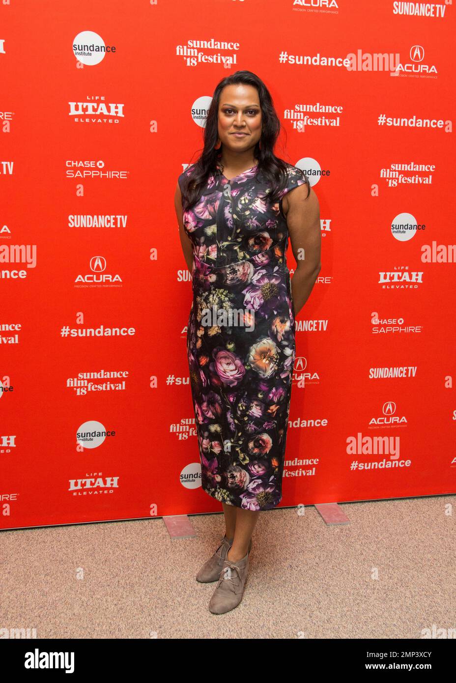 Actress Aneesh Sheth poses during the premiere of the film "A Kid Like ...