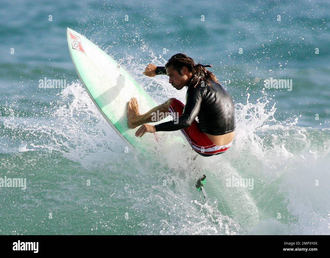 Surfers take part in the Oakley Gang Challenge surf contest at Santa ...