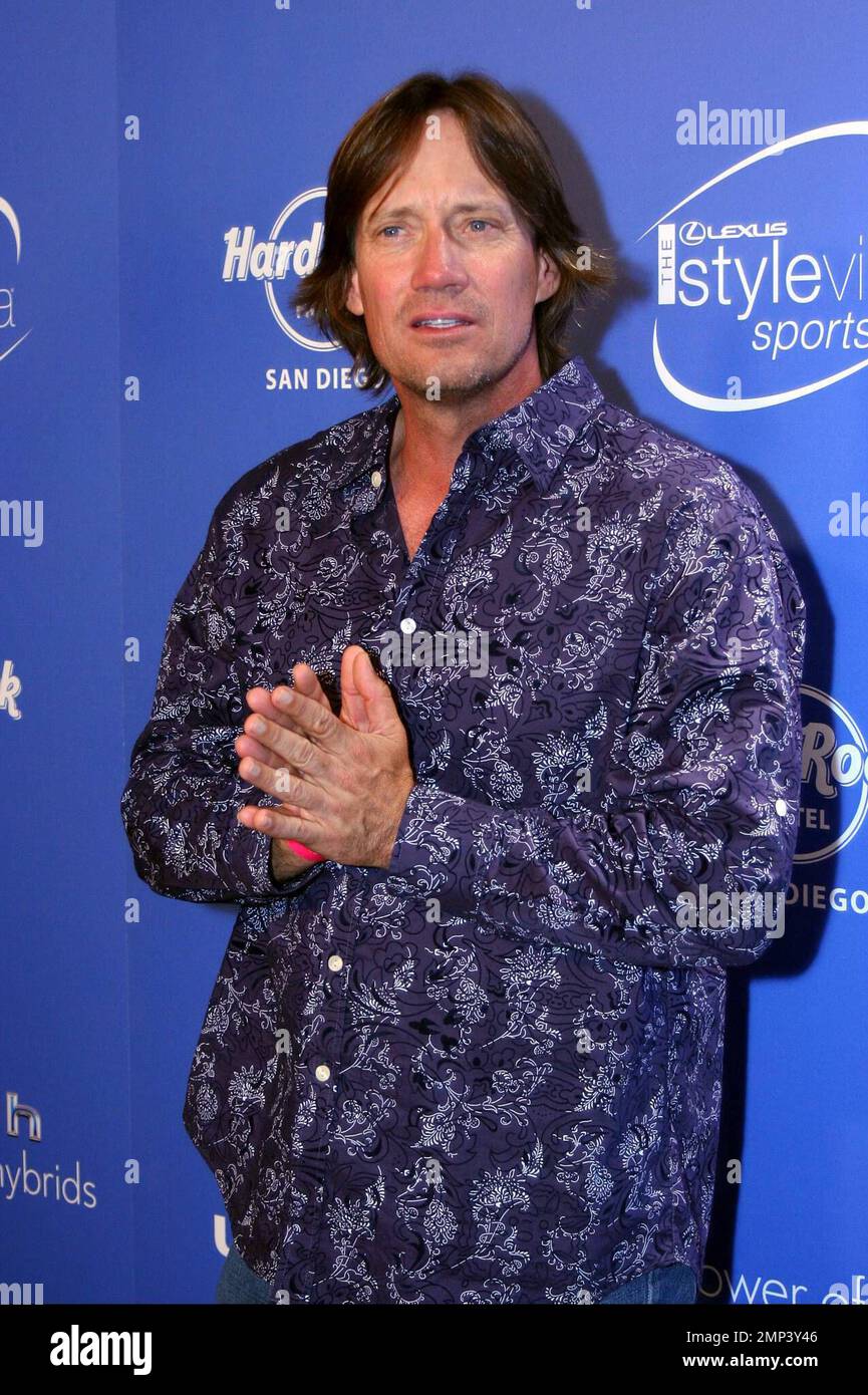 Kevin Sorbo walks the red carpet at the Lexus Style Villa Sports party ...