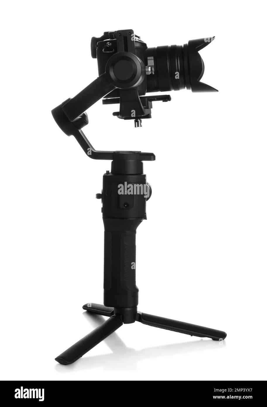 Modern professional video camera isolated on white Stock Photo - Alamy