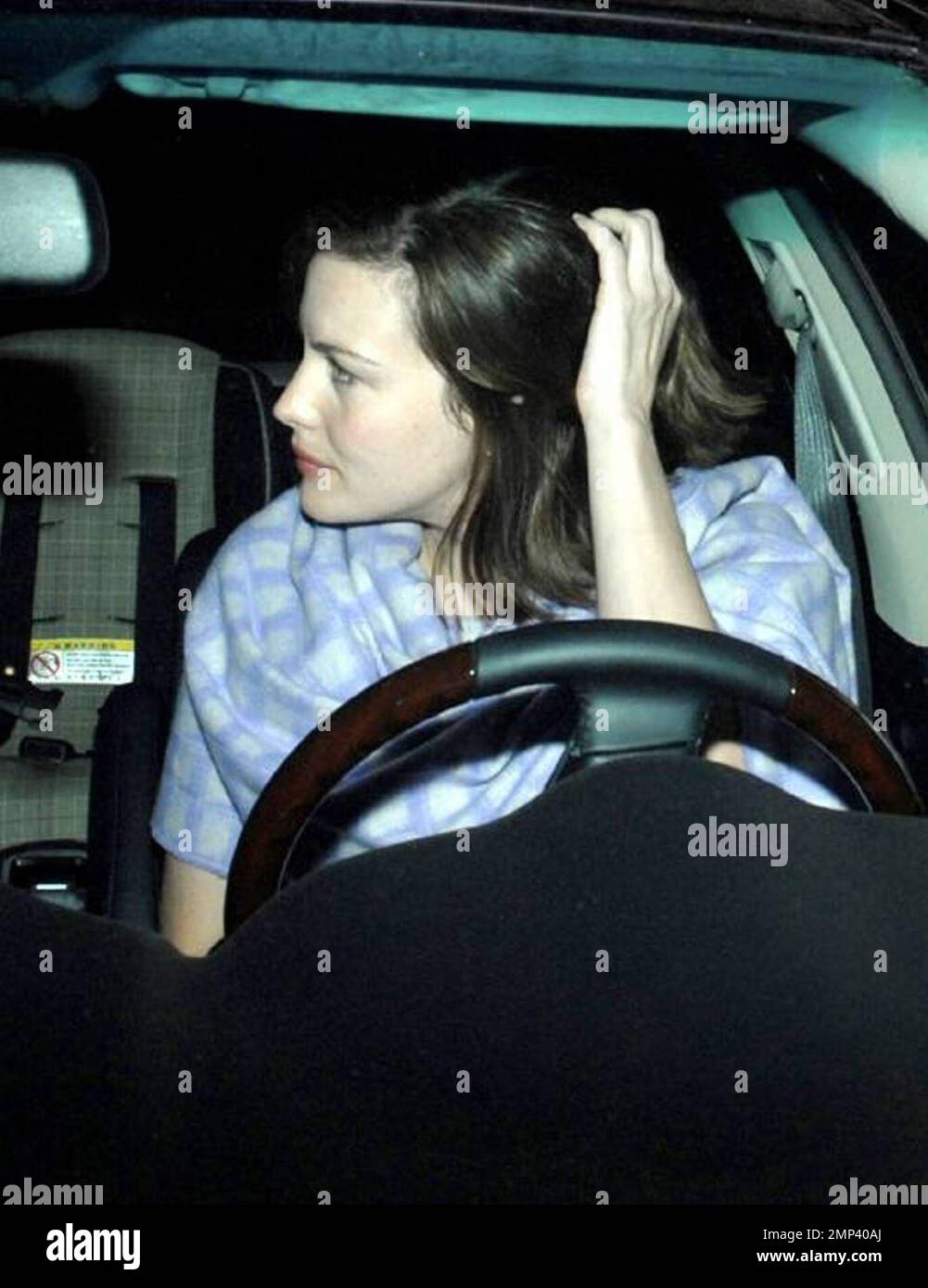 Liv Tyler leaves Mr Chow and has a hard time seeing with all the ...