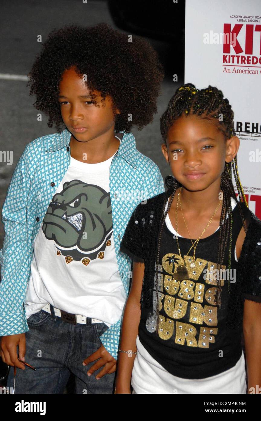 Jada Willow and Jaden Smith attend the New York City premiere of "Kit ...