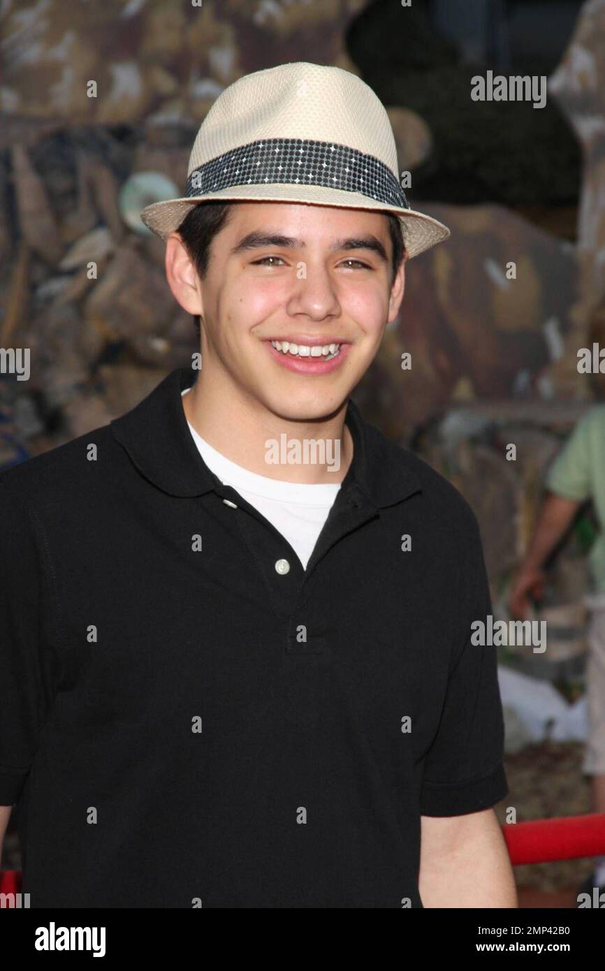 David Archuleta arrives for the world premiere of WALL-E at the Greek ...