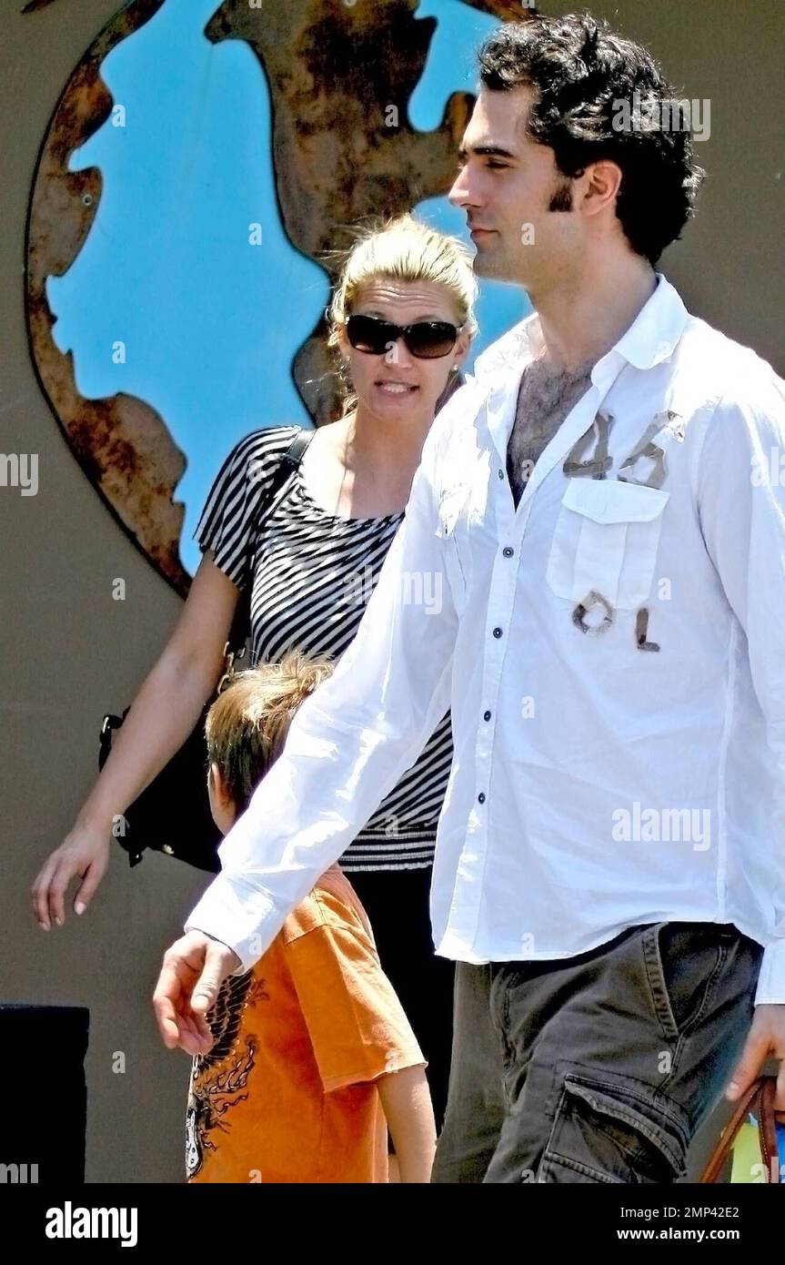 Natasha Henstridge , sons Liam and Tristan River Waite and longtime ...