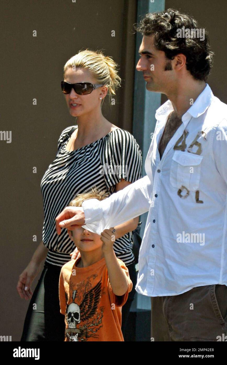 Natasha Henstridge , sons Liam and Tristan River Waite and longtime ...