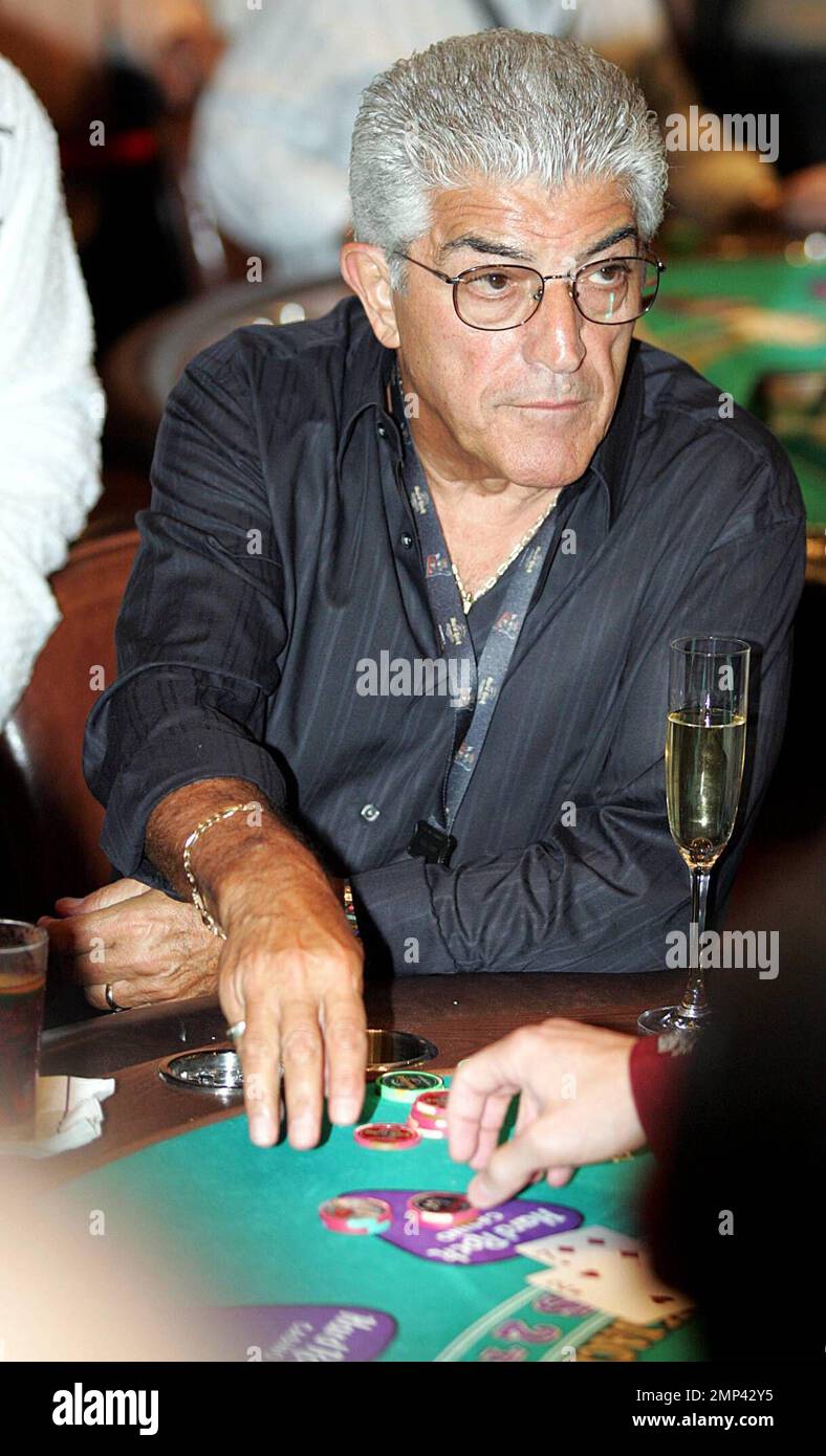 Frank Vincent of "Sopranos" fame participates in "Dealing to the Stars ...