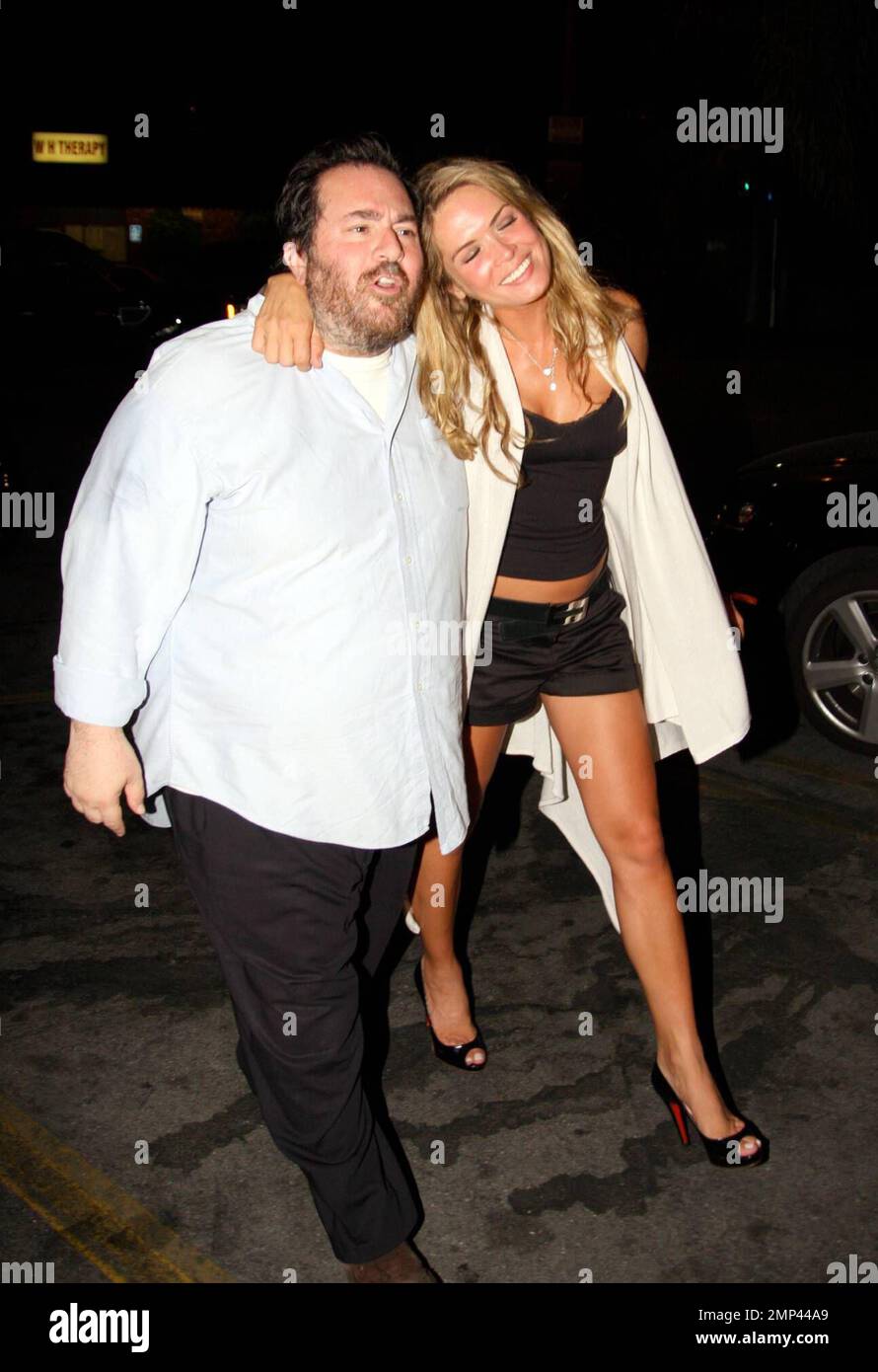 Model and actress Cindy Taylor spends an evening with friends at the ...