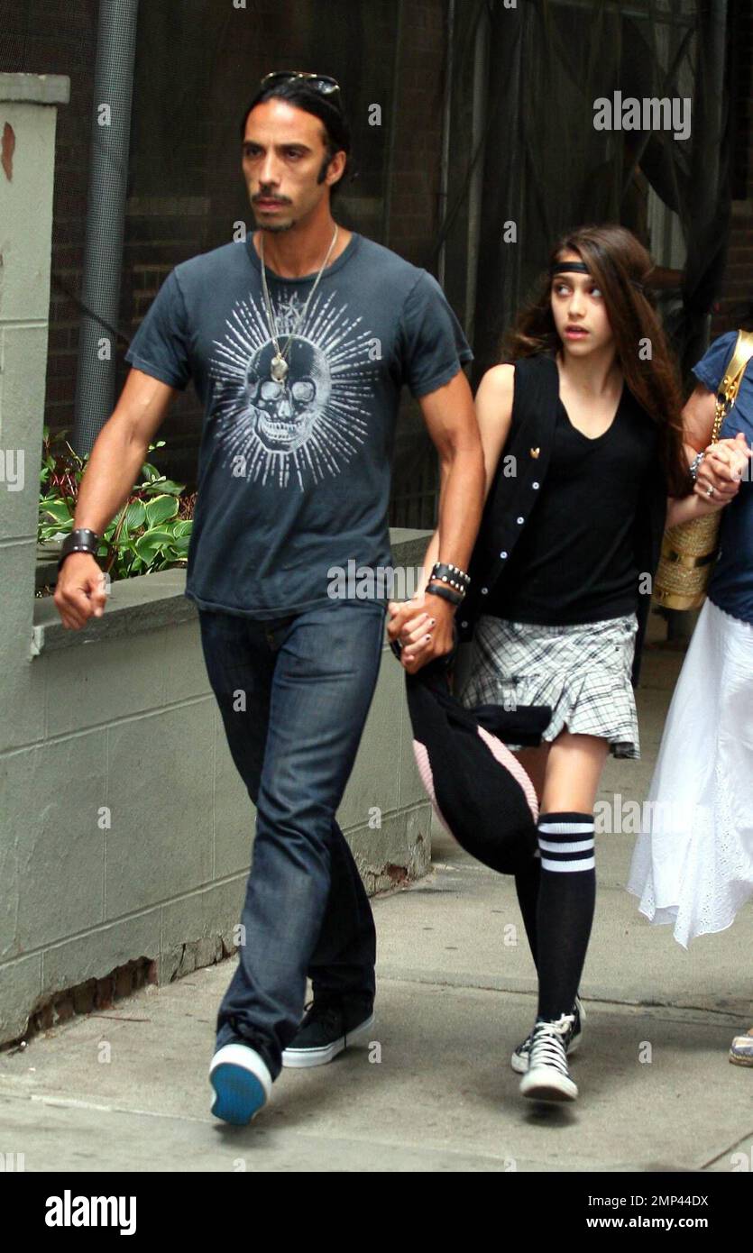 Madonna's ex, Carlos Leon, strolls with he and Madonna's daughter ...