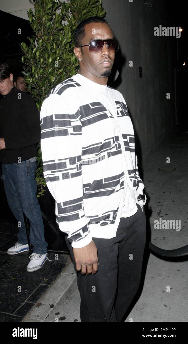 P Diddy hangs out and signs autographs at Crown Bar, Los Angeles, CA, 6 ...