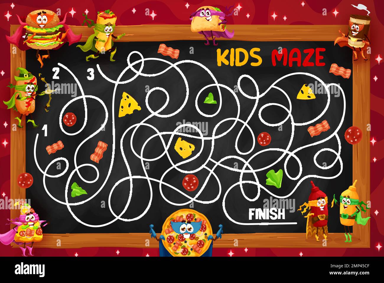 Kids Pizza Maze