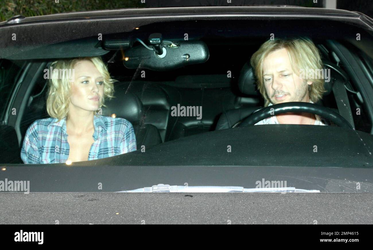 David Spade leaves the restaurant STK after enjoying dinner with a ...