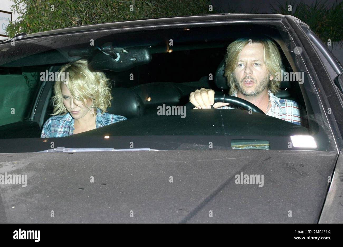 David Spade leaves the restaurant STK after enjoying dinner with a ...